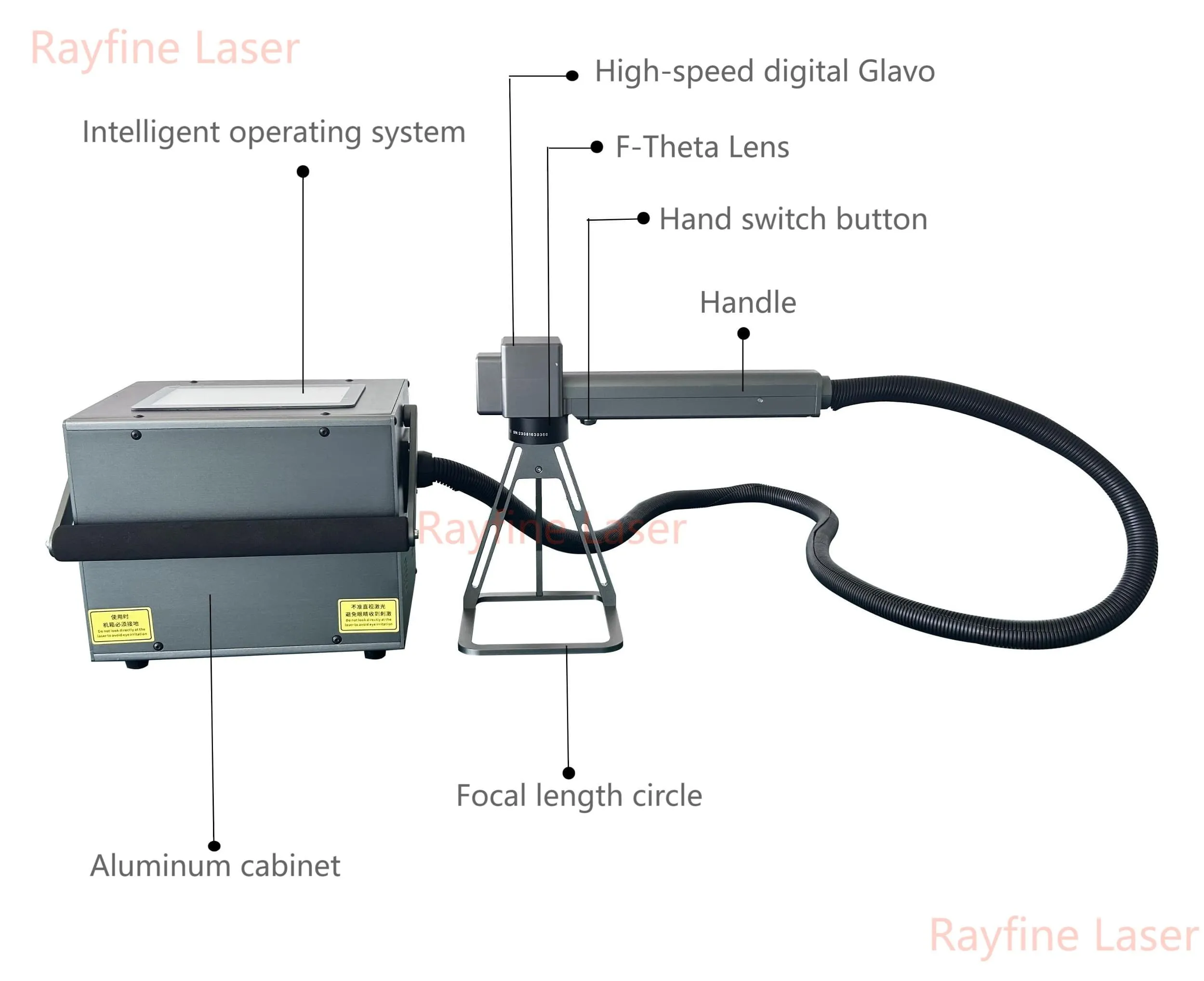 handheld fiber laser marking machine
