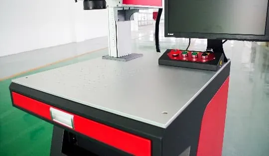 200W fiber laser deep engraving aluminum