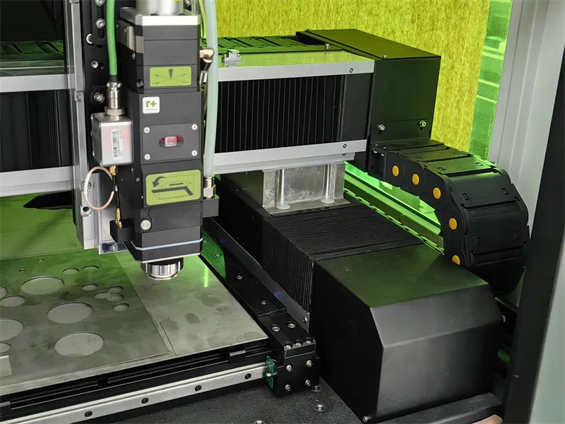 Fibre laser precision cutting of metal 6060