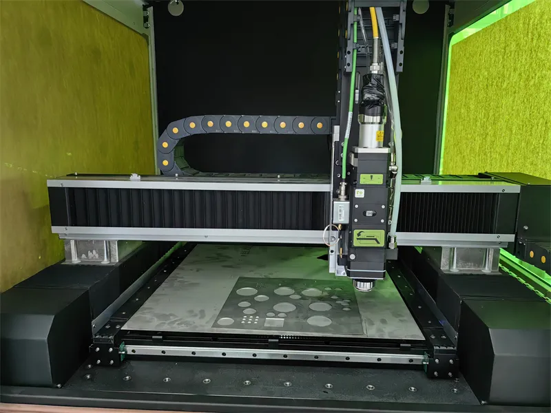 Fibre laser precision cutting of metal 6060