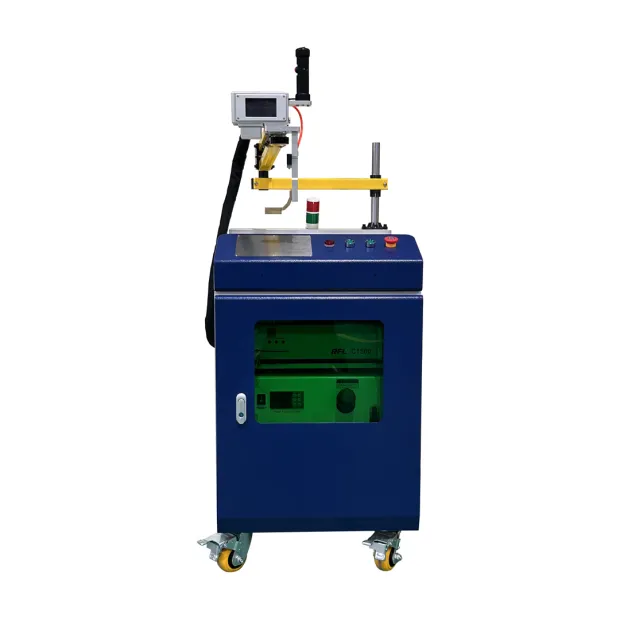Lithium battery laser welding machine with swing arm