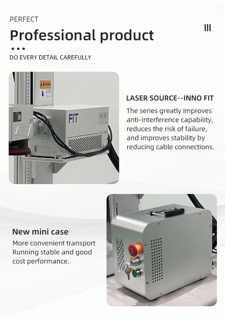 Air cooling UV laser marking machine