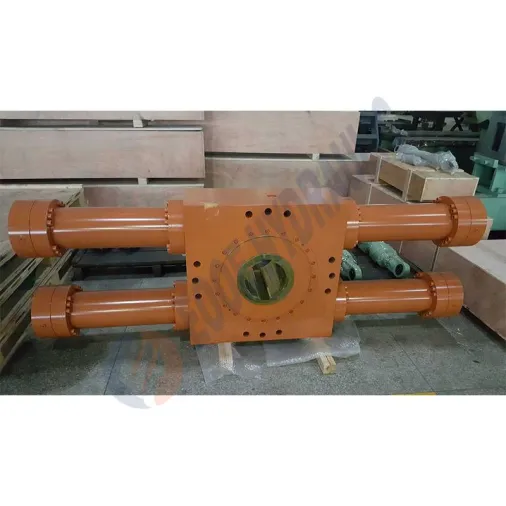 Custom Gear-Rack Hydraulic Cylinders with Bore Diameter 160mm