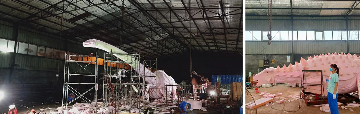 How to produce animatronic dinosaurs