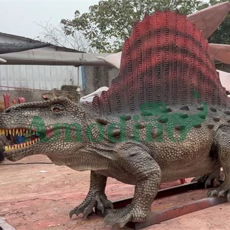 Animatronic Lifesize Dinosaurs Dimetrodon model for exhibition