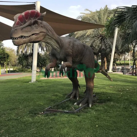 Animatronic Dinosaurs Dilophosaurus model