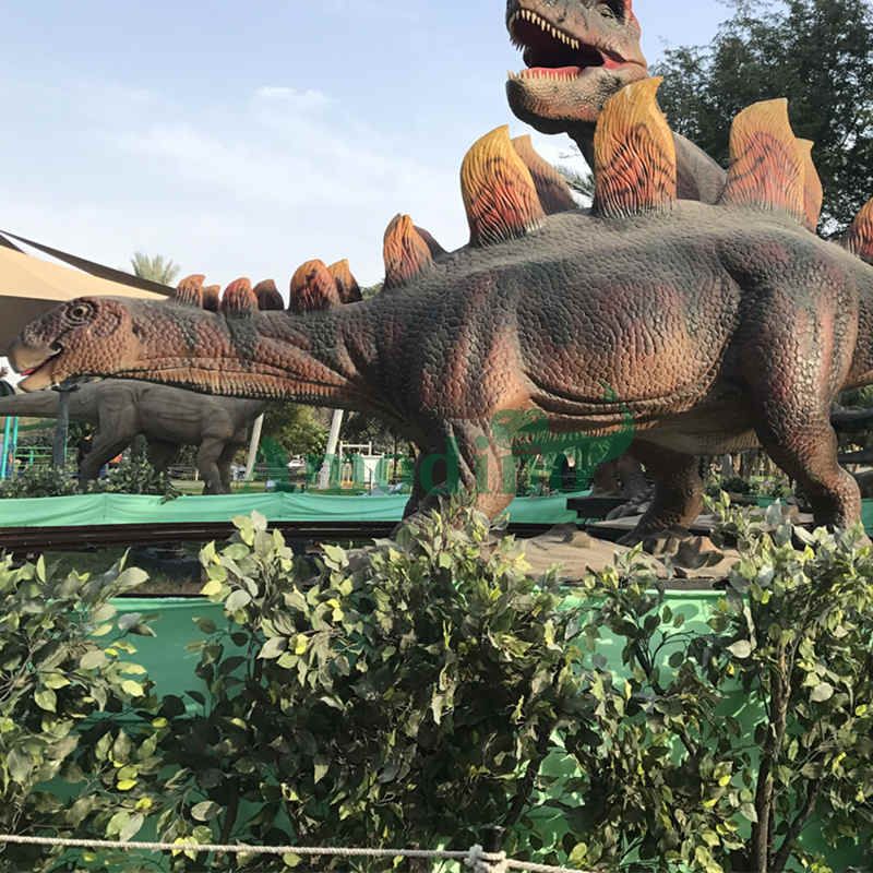 Animatronic Dinosaurs Stegosaurus model for exhibition