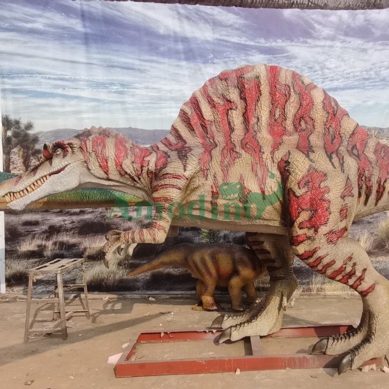 Spinosaurus simulation dinosaur for park