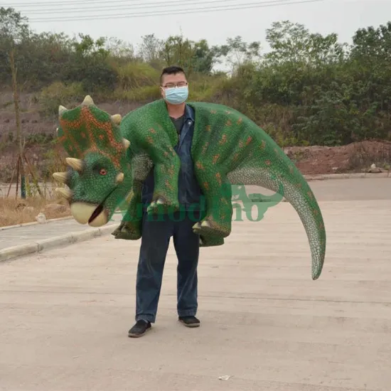 Realistic Dinosaur Triceratops Puppets