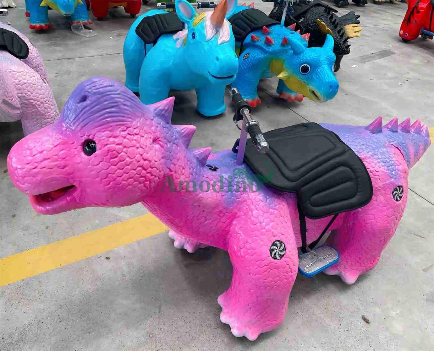 coin operated dinosaur rides for park