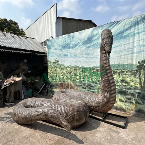 Animatronic simulation snake model for exhibition