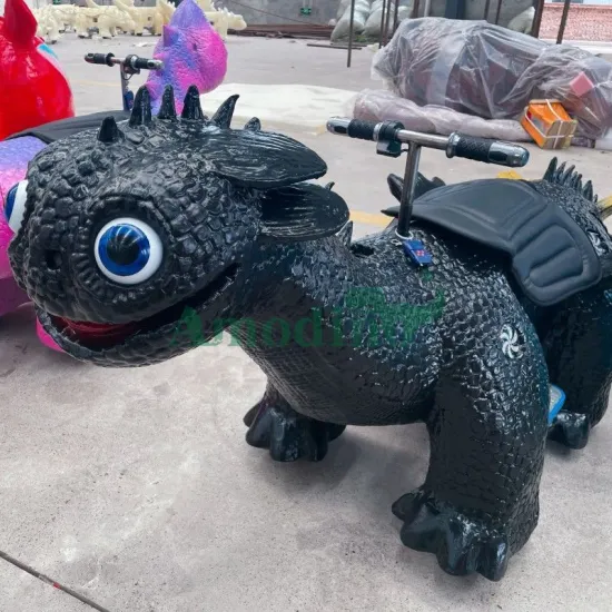 cute toothless dinosaur ride for amusement park