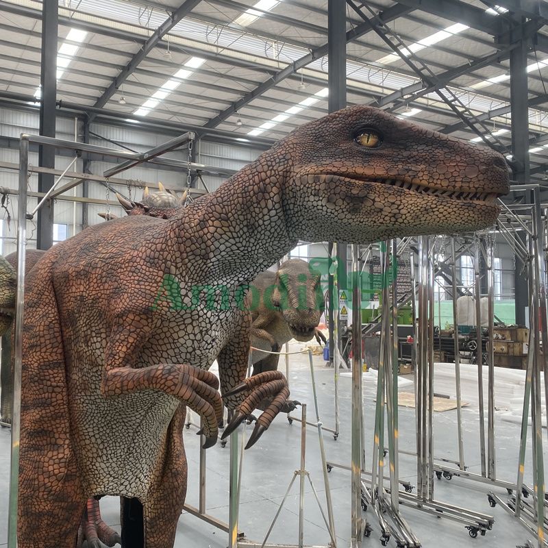 Dino Shows Realistic Velociraptor Costumes