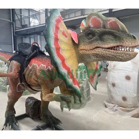 Coin-operated Dilophosaurus Rides for Dinopark