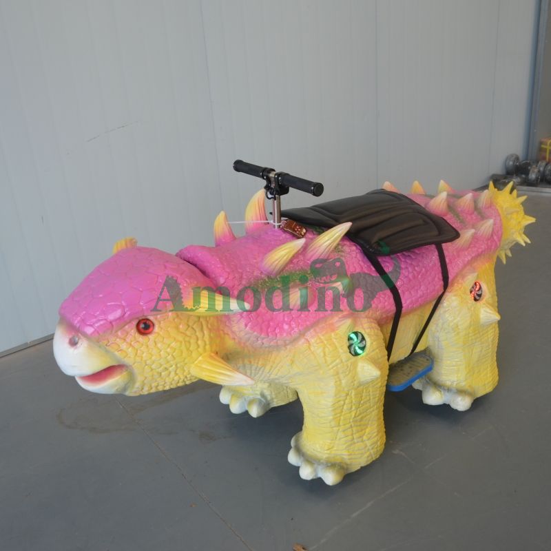 Popular Coin-operated Dinosaur Ride in Various Colors