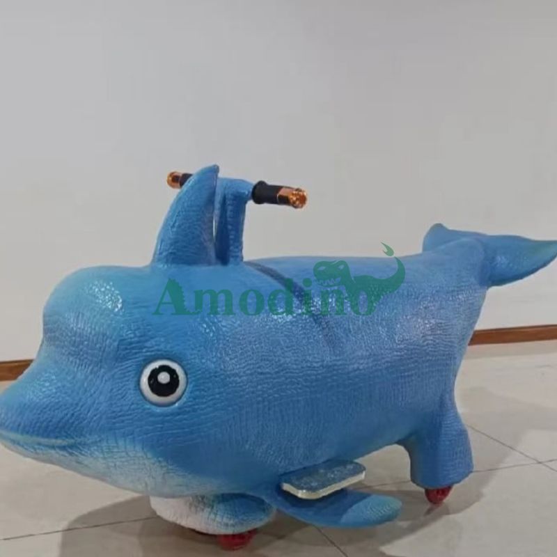 Blue Popular Coin-operated Ride for Park