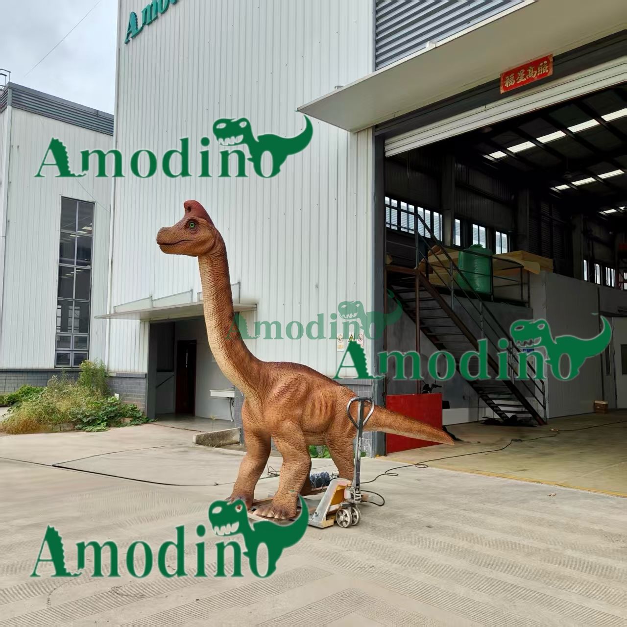 Animatronic Brachiosaurus Customizable for Amusement Park