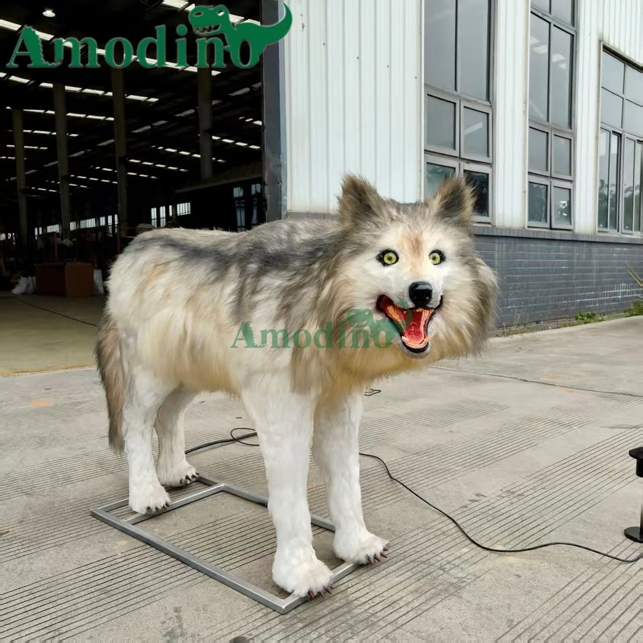 Rideable Animatronic Wolf for Theme Parks