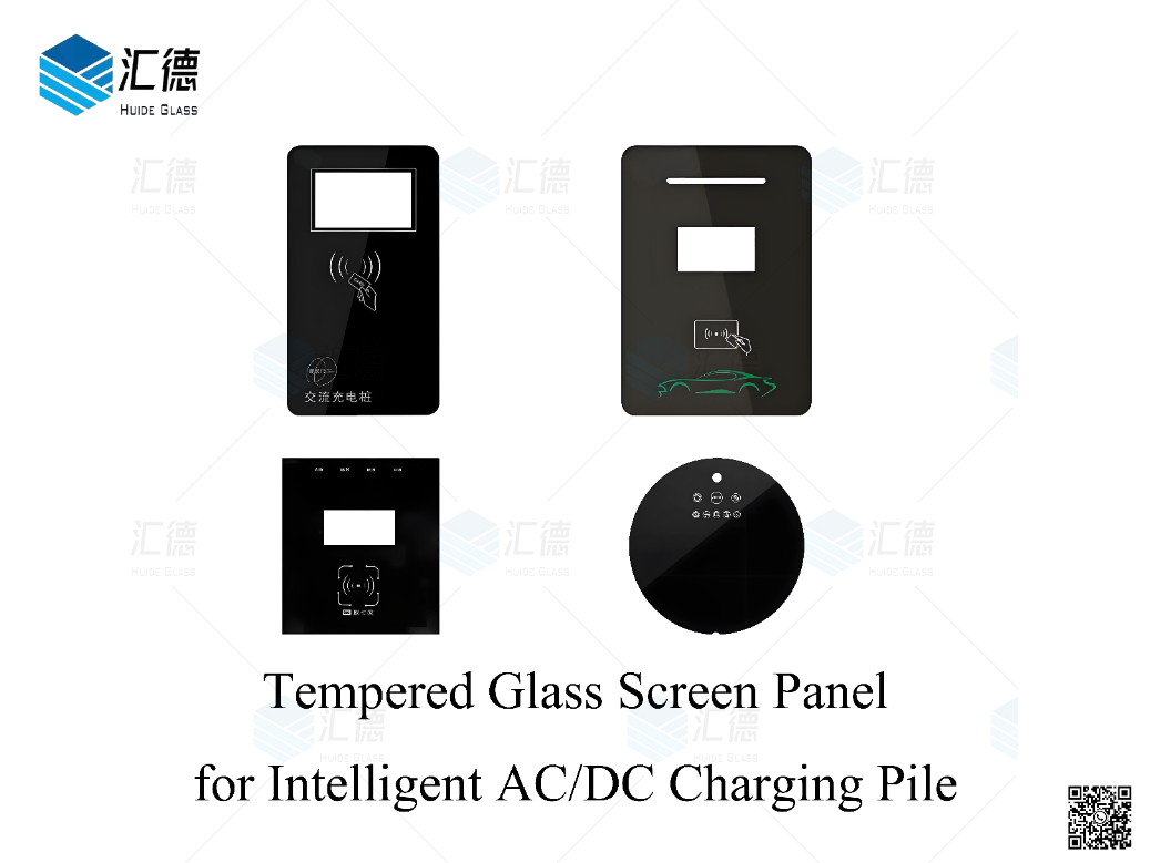 CNC Printed Toughened Glass for EV Charging Station-wholesale Factory
