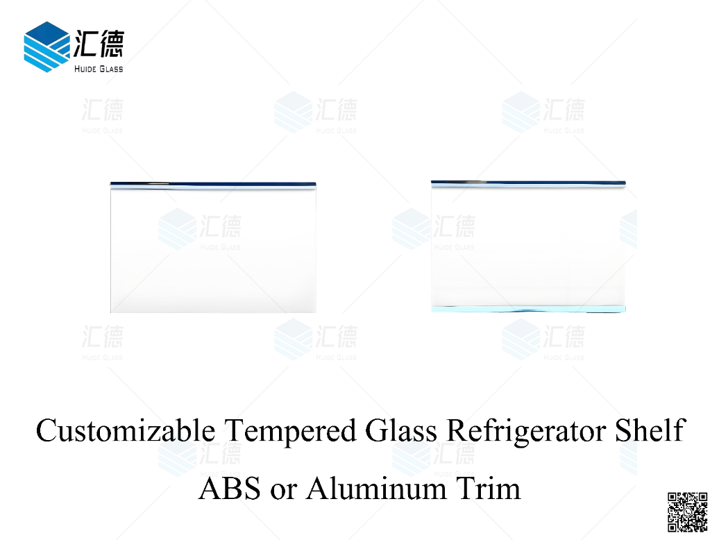 Toughened Glass Fridge Shelf with ABS Trim - Factory Direct