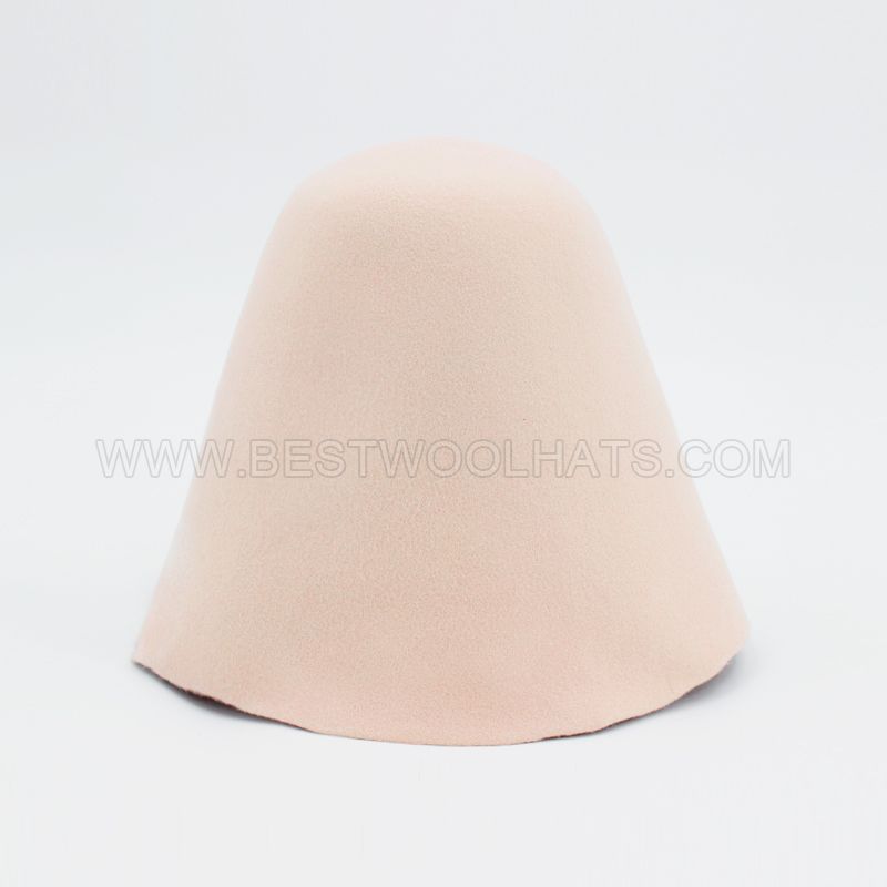 Cone Wool Hat Body, Wool Felt Cone, Cone Cap Blank