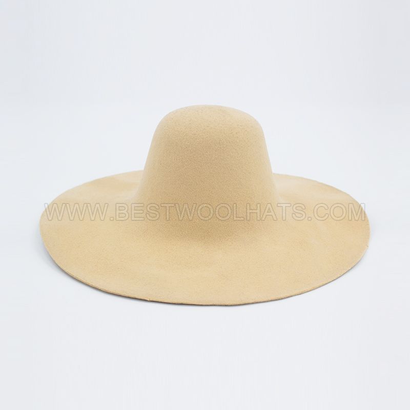 Capeline Wool Hat Body, Wool Felt Capeline, Wide Brim Hat Blank