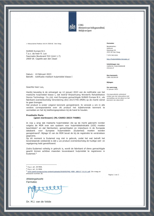 High Quality Orthopedic Products, Prosthetic Parts