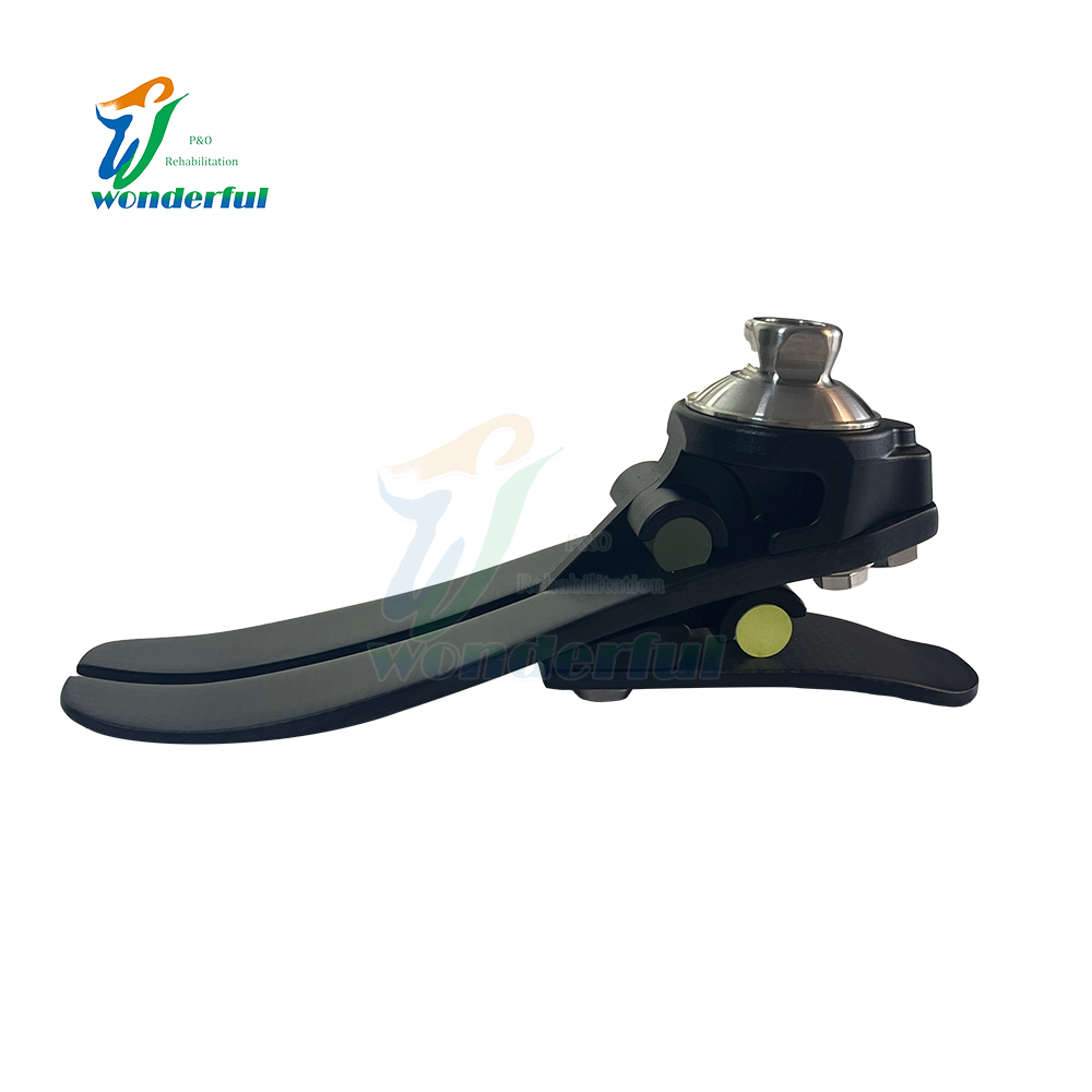 Double palm move ankle carbon fiber energy storage foot