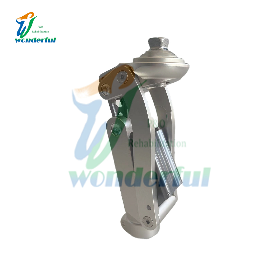 Five-link Geometric Lock Pneumatic Knee Joint gold