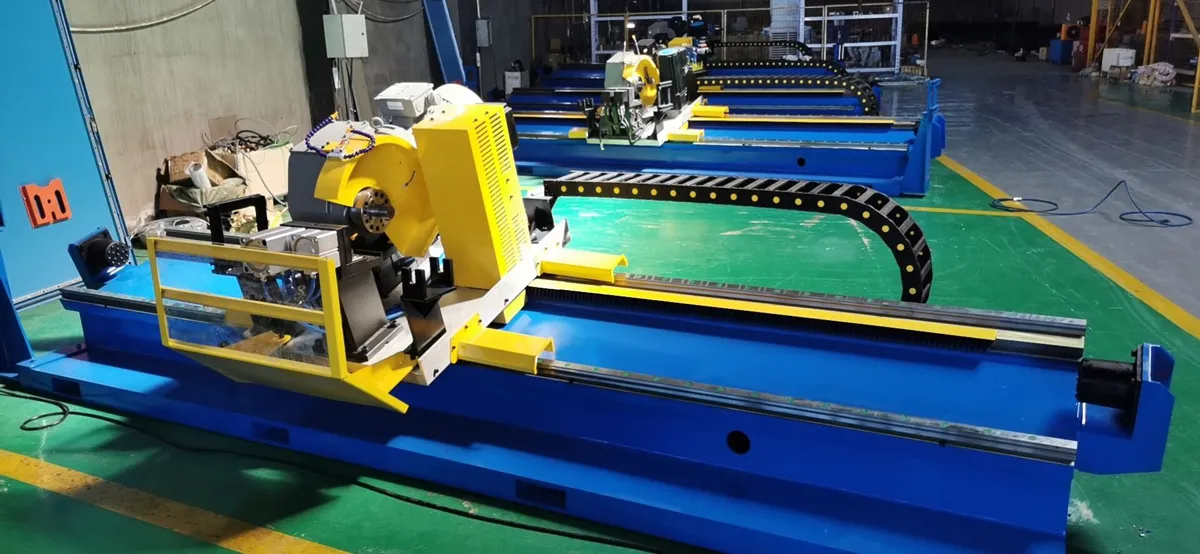 Our Cold Cutting Flying Saw was Well Installed and Commissioning in Egypt