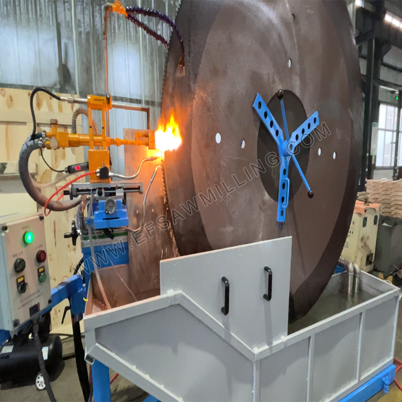 automatic flame hardening machine,saw teeth quenching,hardeing machine