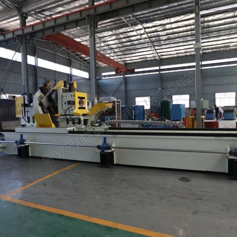 Twincut flying cold saw,two blade flying cold saw