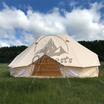 emperor bell tent 4x6M glamping cotton or oxford emperor bell tent
