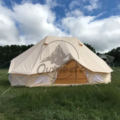 emperor bell tent 4x6M glamping cotton or oxford emperor bell tent