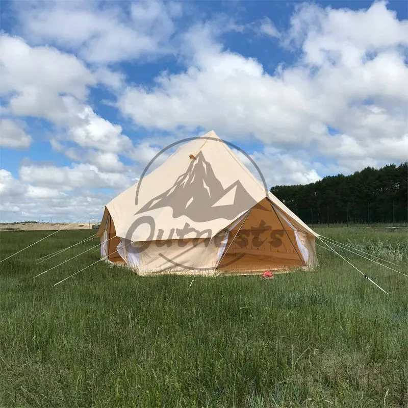 emperor bell tent 4x6M glamping cotton or oxford emperor bell tent