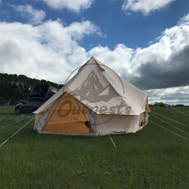emperor bell tent 4x6M glamping cotton or oxford emperor bell tent