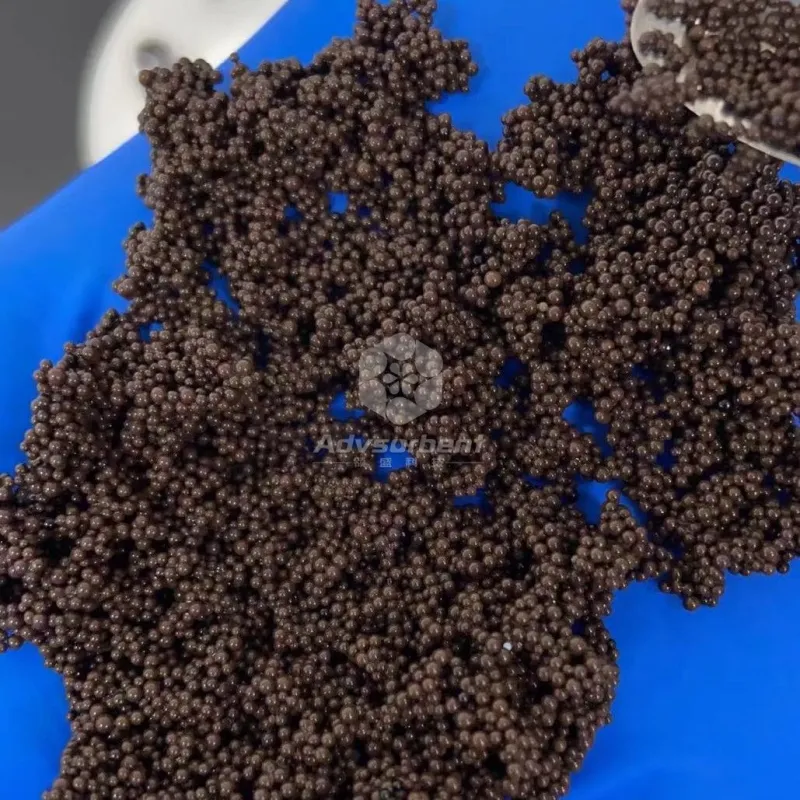 Hemoperfusion resin for blood purification