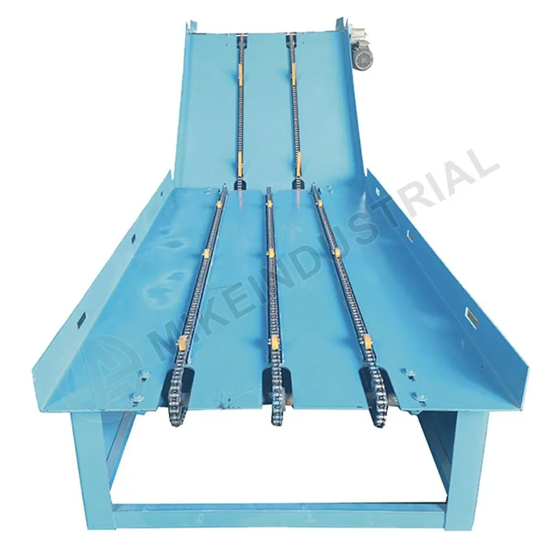 STEEL PLATE LOG FEEDING MACHINE LOG CONVEYOR