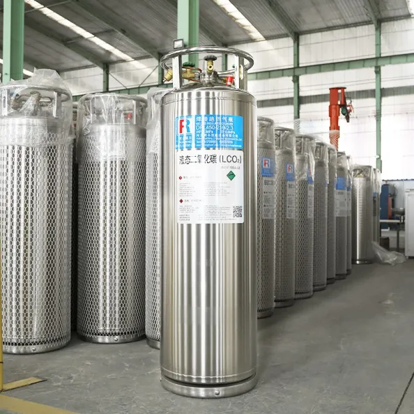 Liquid CO2 Cylinder Cryogenic Dewar Tank - RFCC