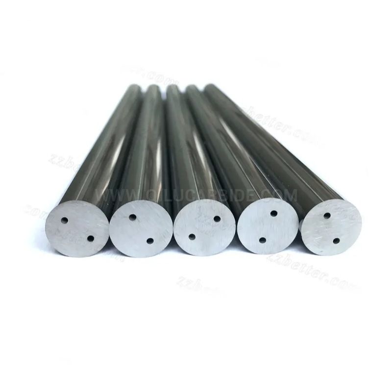 Tungsten Carbide Rods with Single or Double Coolant Holes