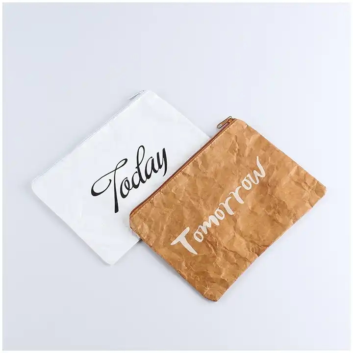 Kraft paper cosmetic bag