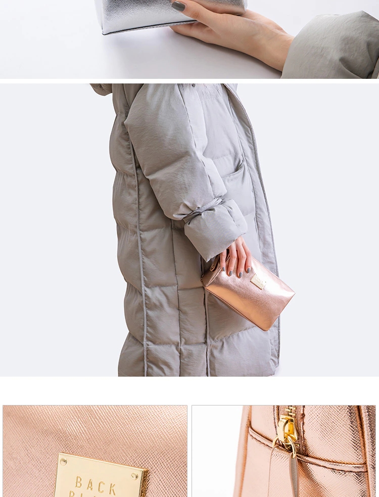saffiano PU cosmetic bag