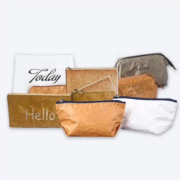 Kraft paper cosmetic bag