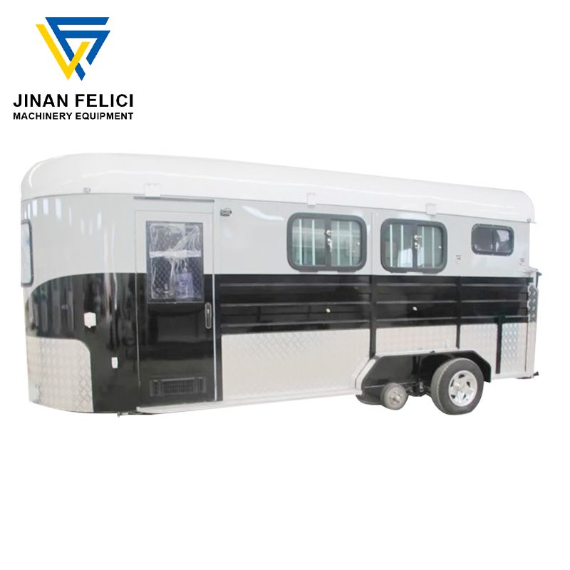 Two-horse Tilt Load Horse Trailer