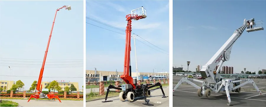 Wheeled Spider Elevator| Spider Bucket Lift