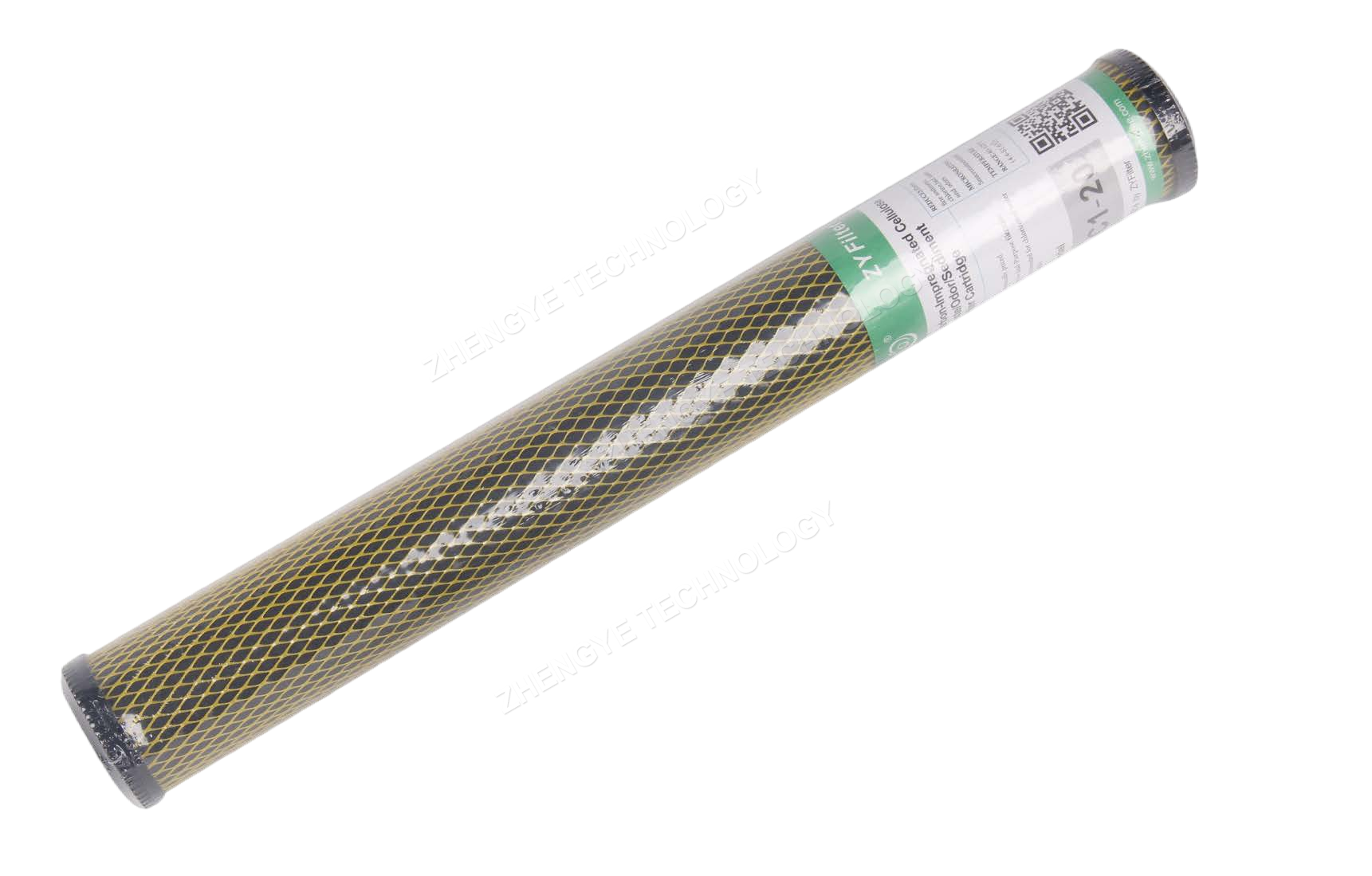 High efficiency carbon fiber filter element