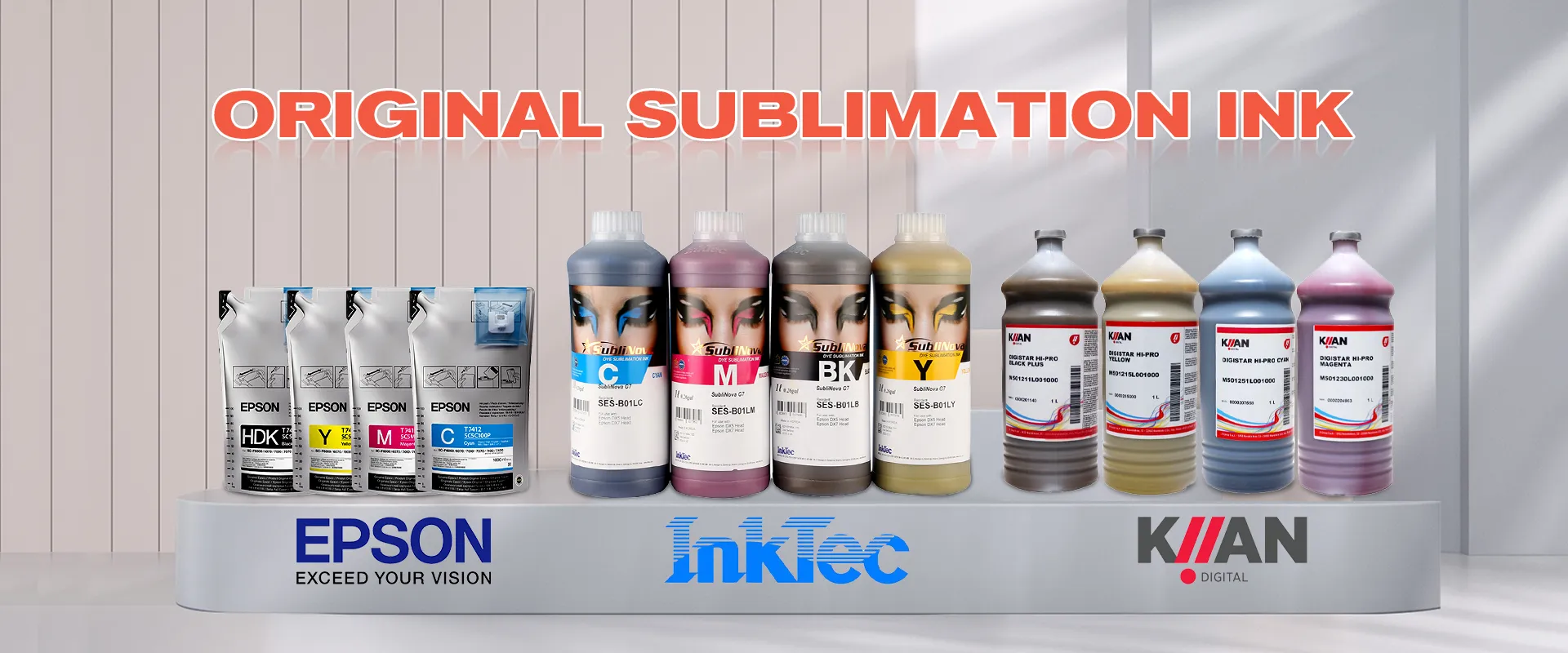 Sublimation Ink, DTF ink ,UV ink etc printing ink Manufacturer China