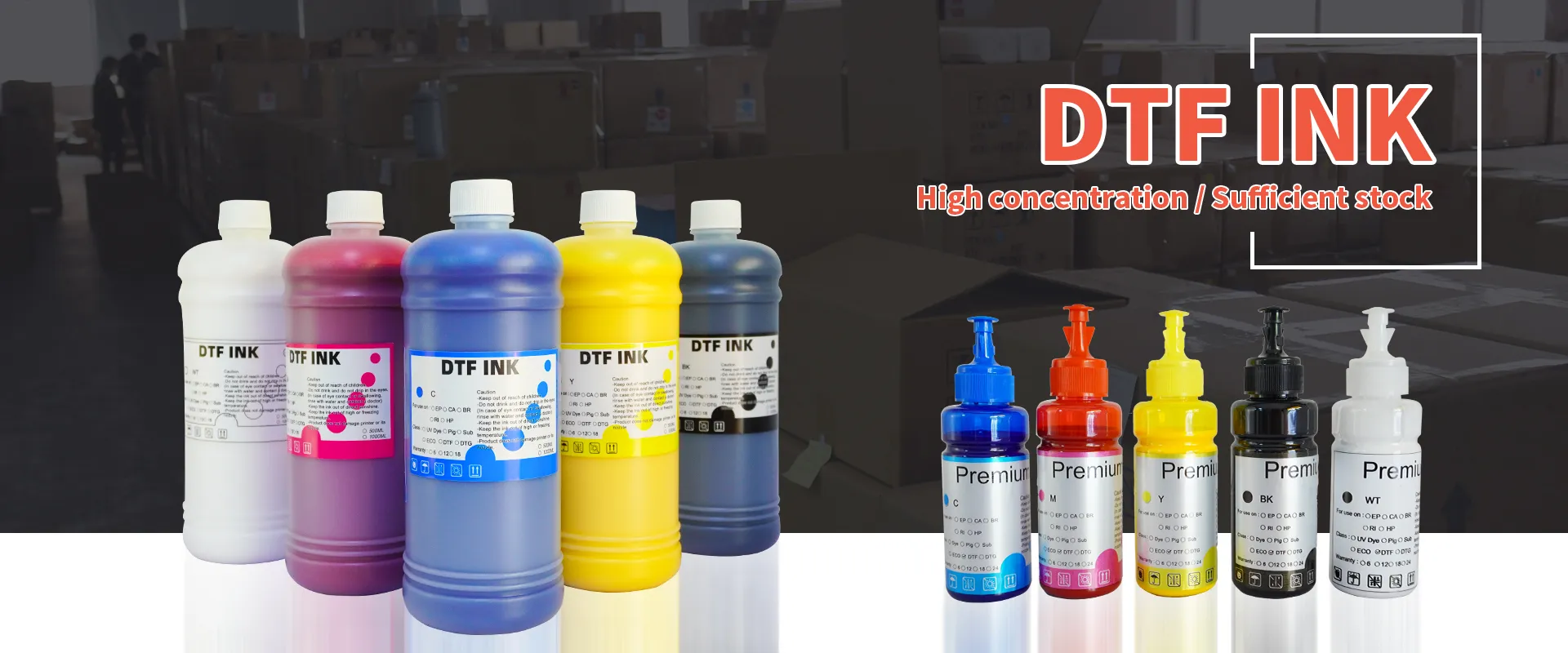 Sublimation Ink, DTF ink ,UV ink etc printing ink Manufacturer China