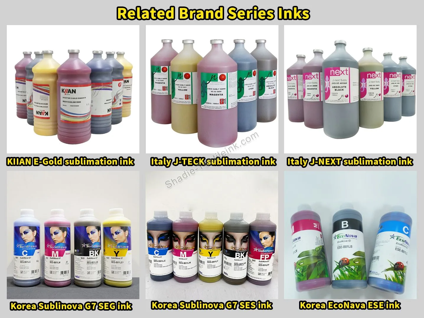 original Italy Kiian hi-pro sublimation ink for Mimaki/Roland dx7 head