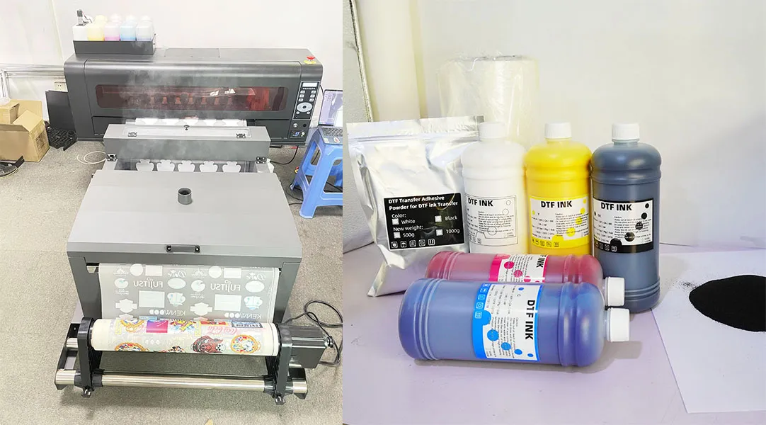 What machines and materials are needed for DTF printing?